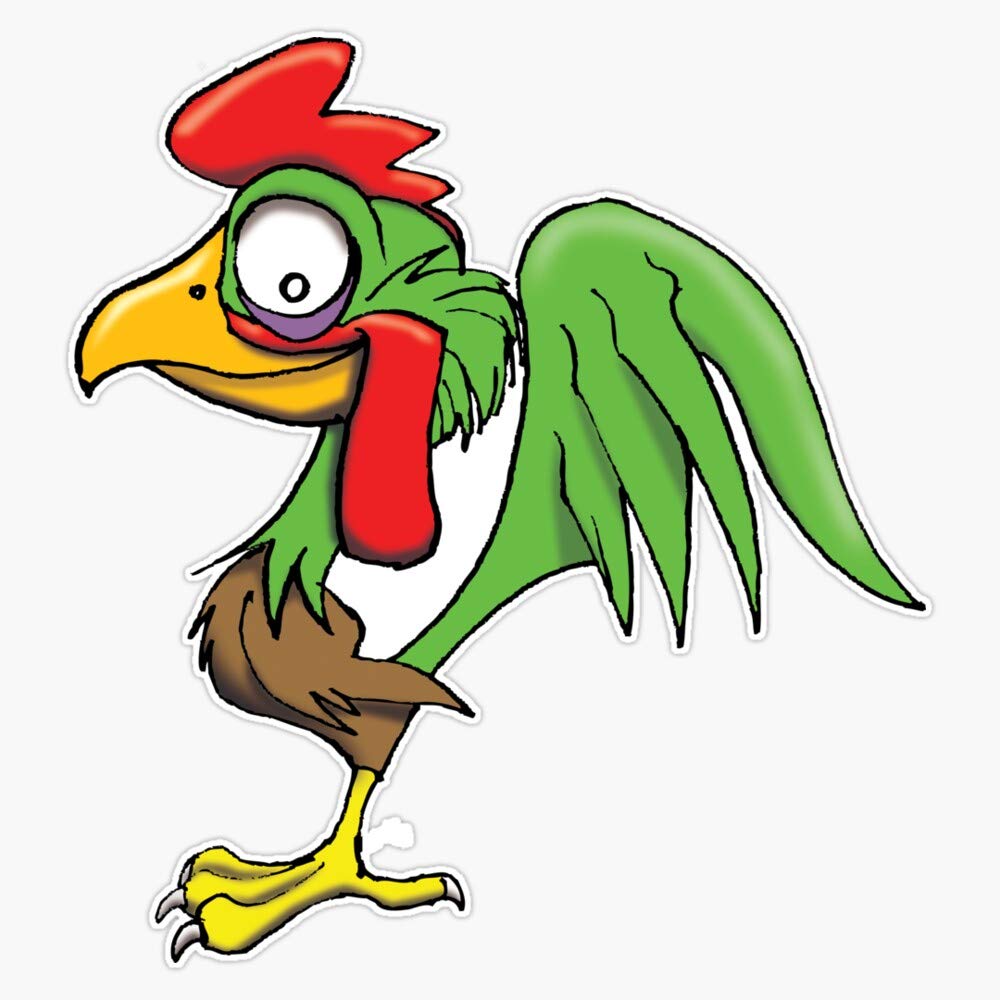 Rooster Cartoon Character