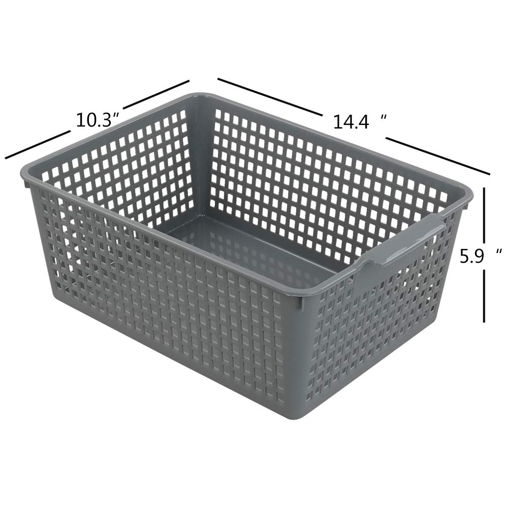 Snapklik.com : Sandmovie 3 Pack Platic Storage Baskets