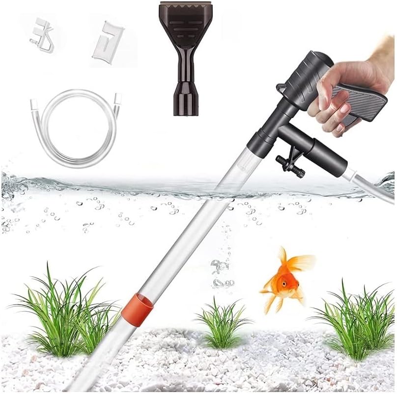 Buy Qpets® 2.2m Manual Fish Tank Vacuum Gravel Remove Siphon System ...