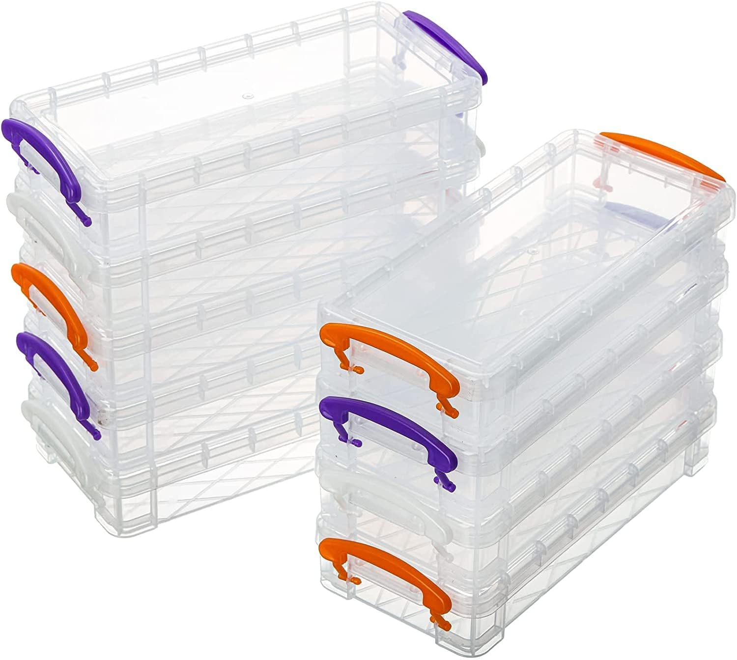 Really Useful Plastic Storage Box 0.55 Litre Clear (Pack of 10 ...