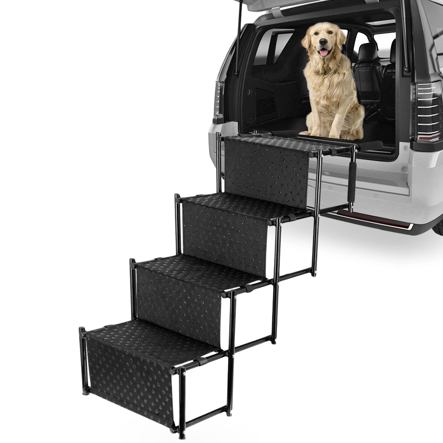 Buy Snagle Paw Dog Ramps for Large Dogs Car, 4/5 Dog Steps for Cars and ...