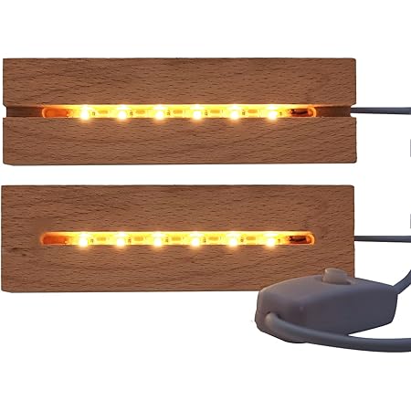 Amazon.com: 6 inch Rectangle Display Pedestal, Colorful Rectangle Led ...