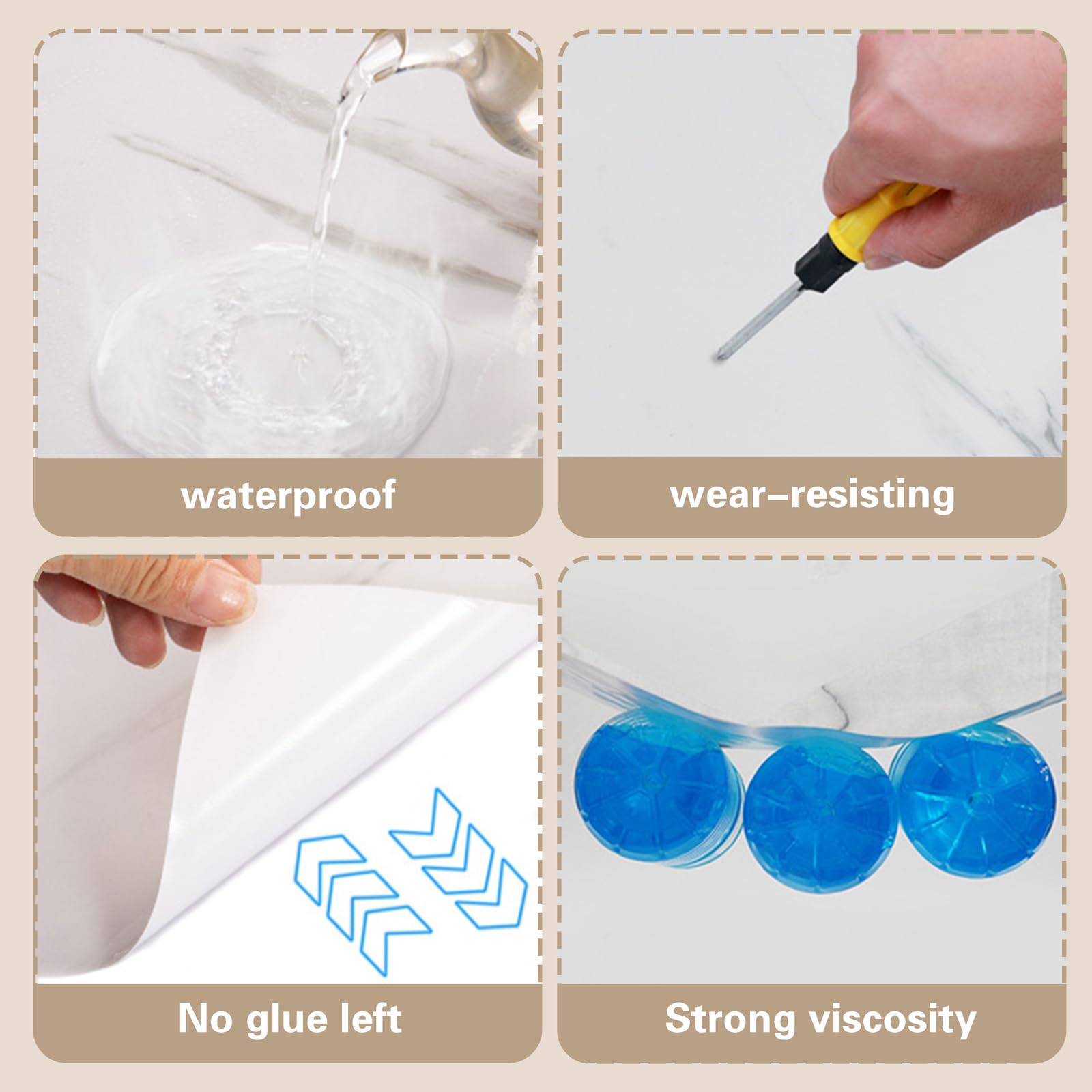 Snapklik.com : 1 Roll Of Toilet Tank Liner Toilet Anti Condensation Kit ...