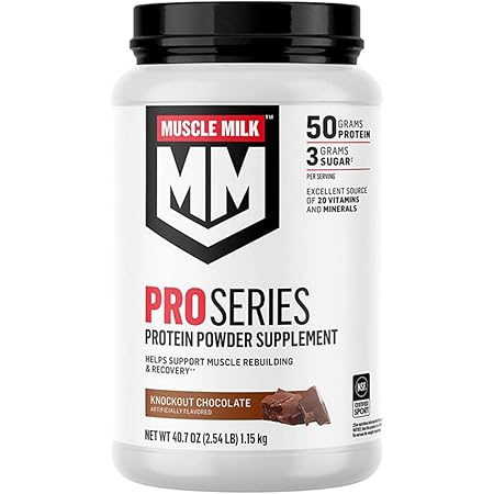 Amazon.com: Muscle Milk Pro Series Protein Powder Supplement, Knockout ...