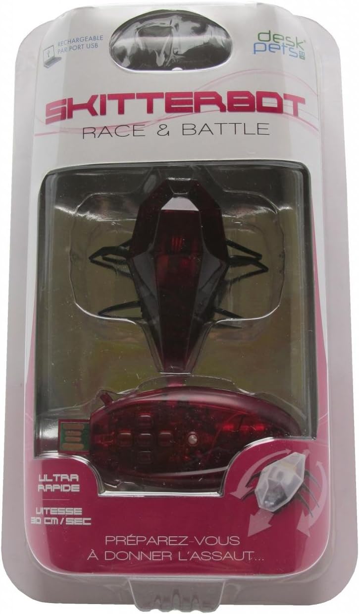 Amazon.com: Schylling SkitterBot Clear Ruby Red : Toys & Games