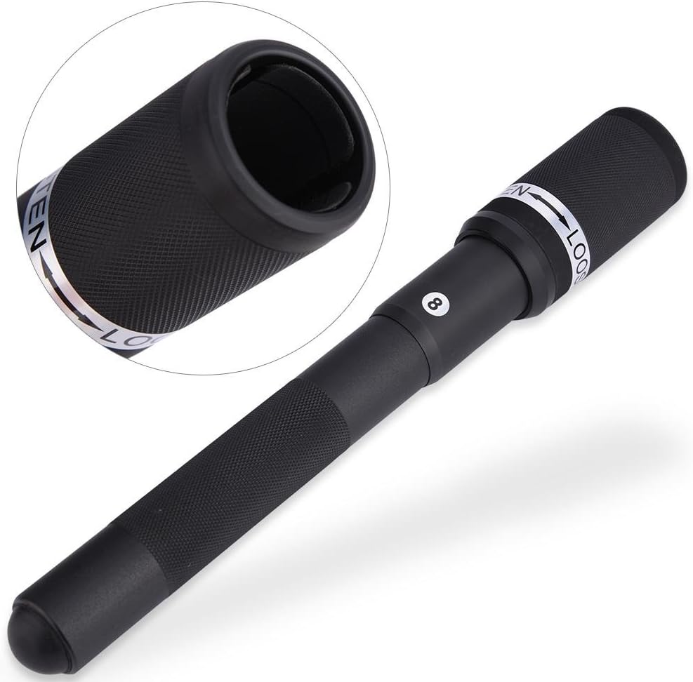 Amazon.com : 12.6inch Aluminium Alloy Billiard Telescopic Extension Cue ...