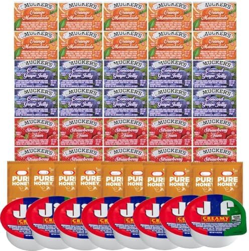 Amazon.com: JSevenPeanut Butter& Jam and Jelly Preserves Assorted ...