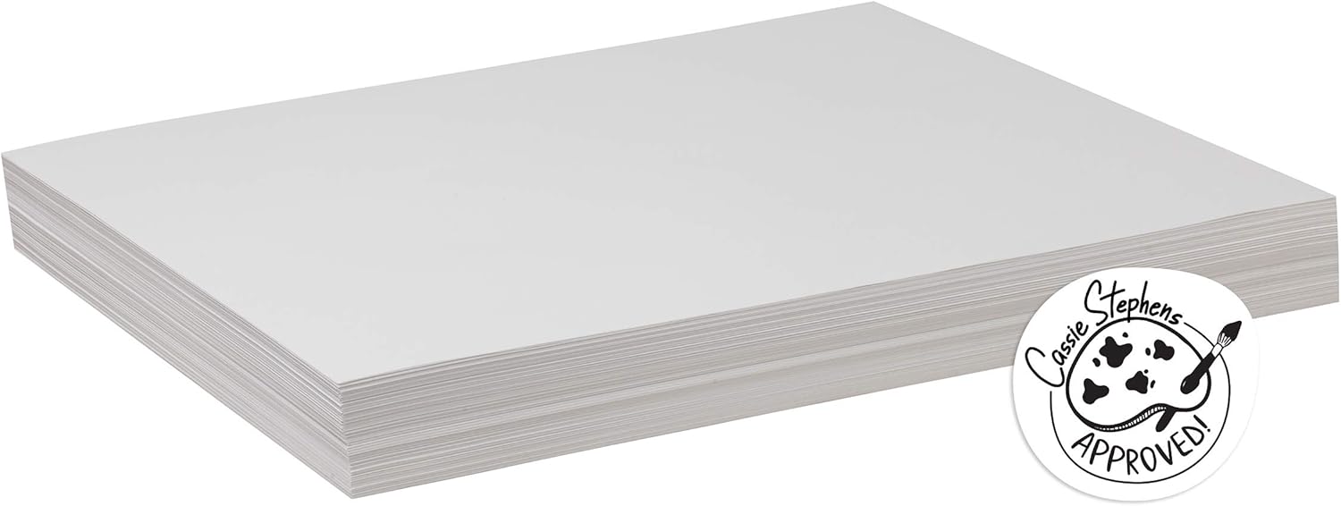 Pacon White Drawing Paper, Standard Weight, 18 x 24 Inches, 500 Sheets ...