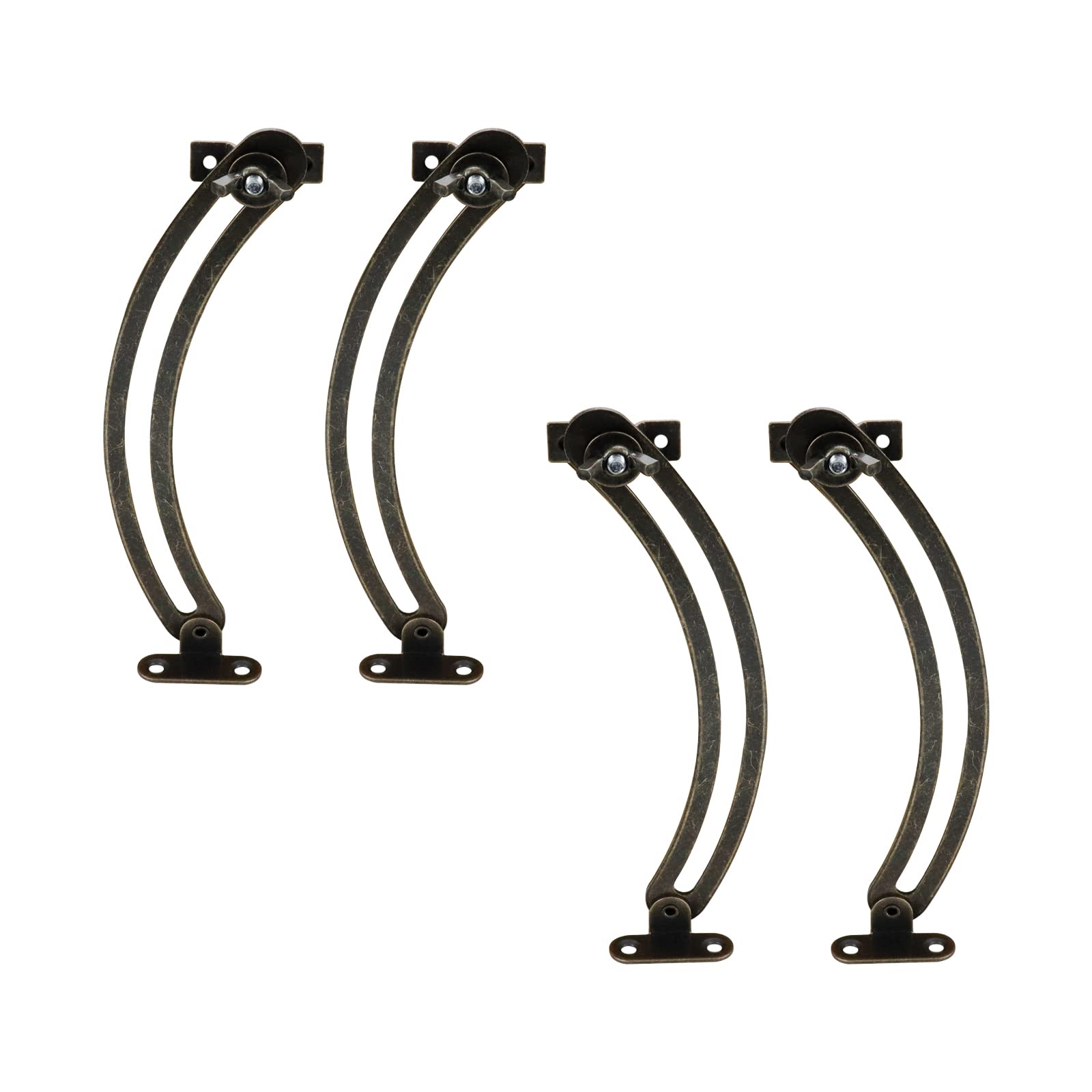 UTALIND 2 Pairs Bronze Lid Support Hinges, Cabinet Support Hinges ...