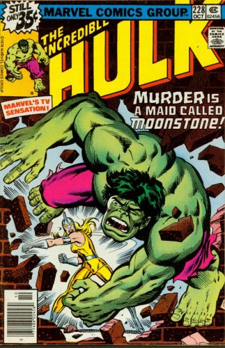 Amazon.com: The Incredible Hulk #228 Murder is a Maid Called Moonstone ...