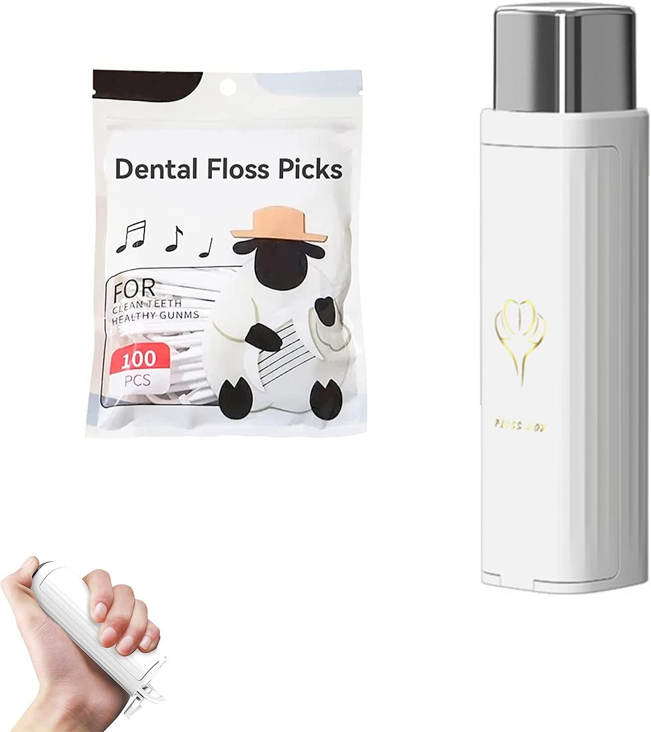 Amazon.com : Portable Floss Dispenser,Dental Floss Portable Case with ...