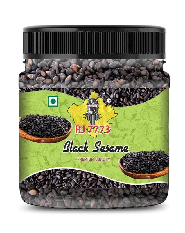 RJ 7773 Raw Black Sesame Seeds | Til Seeds For Eating | Organic Black ...