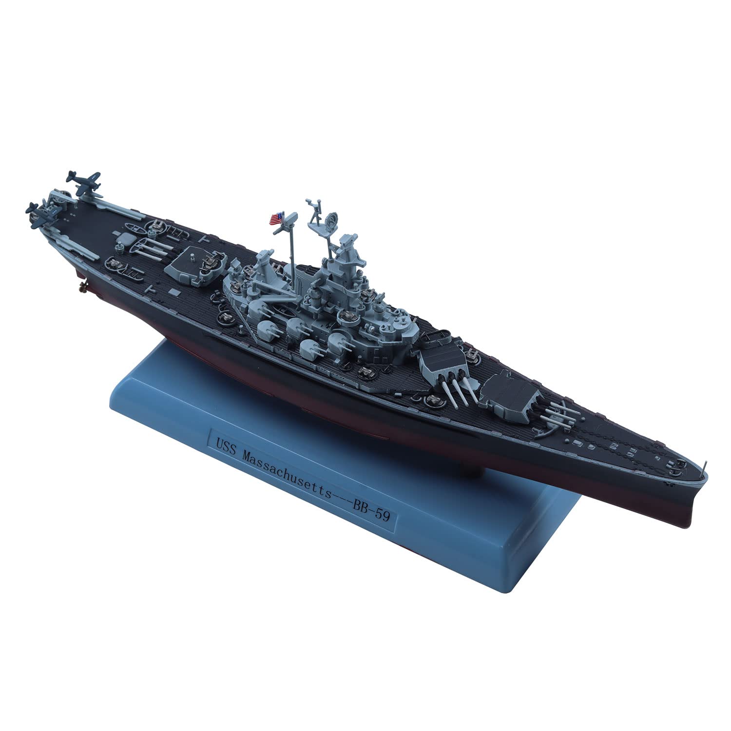 Amazon.com: Udnorbay USS Massachusetts BB-59 Battleship Model 1/1000 ...