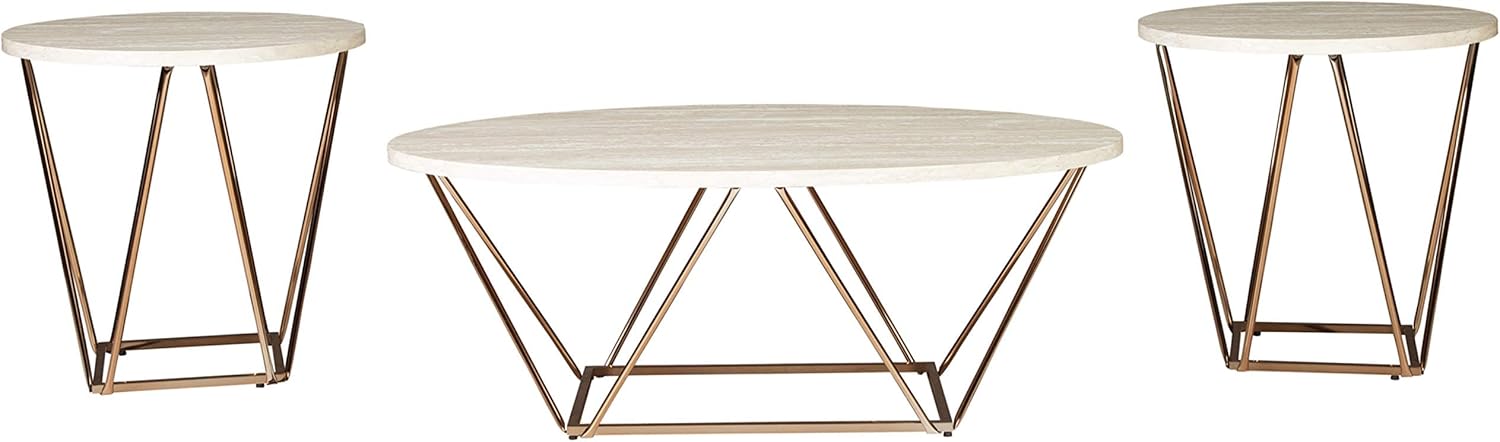 Amazon.com: Signature Design by Ashley Tarica Modern 3 Piece Set ...