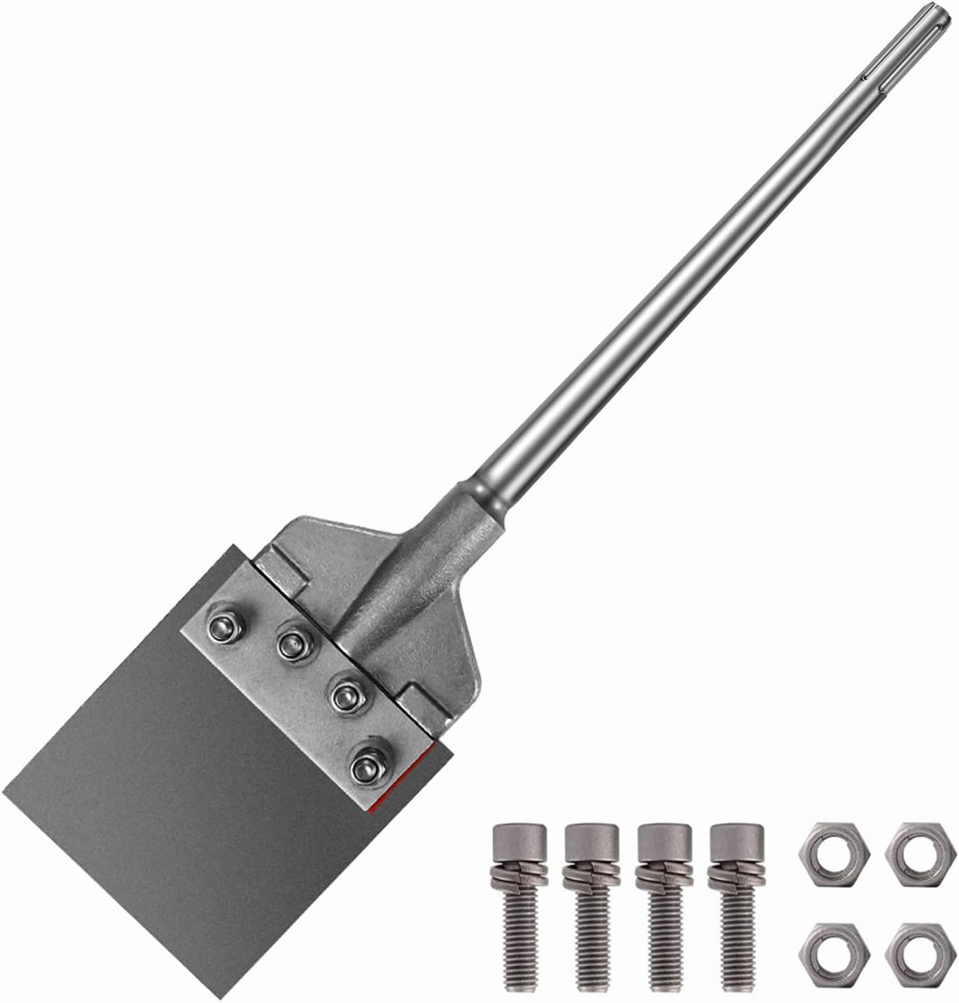 VIAVIC SDS MAX Floor Scraper, with 2 Pcs 6" Heavy Duty Blade & 25 ...