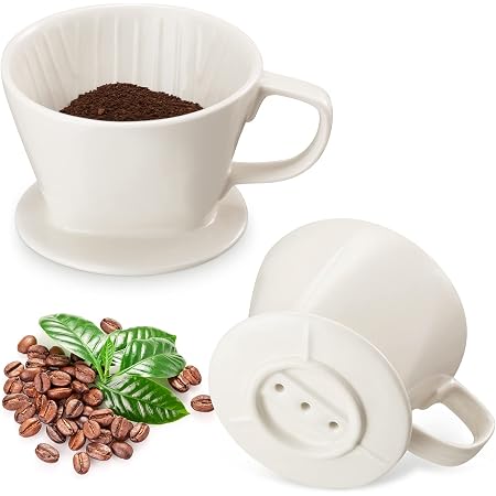 Amazon.com: Pour Over Coffee Dripper Ceramic, Yeeco 6.7oz/200ml ...