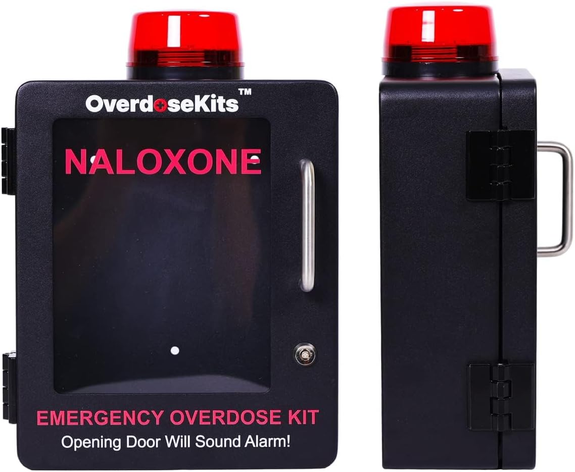 Amazon.com: Naloxone Overdose Emergency Kit Cabinet - Includes Alarm ...