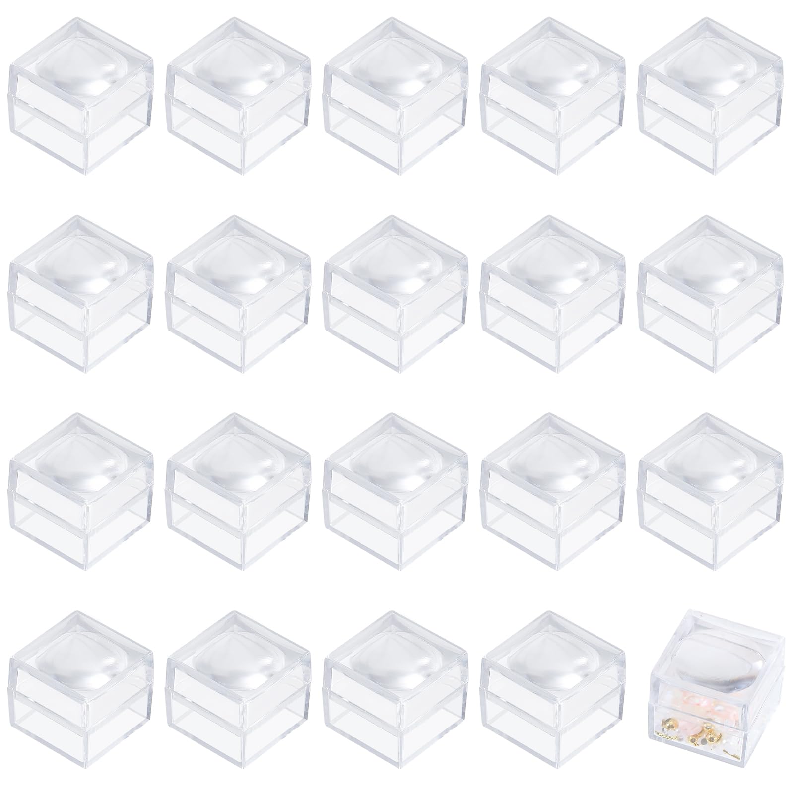 Amazon.com: CHGCRAFT 20pcs Magnifying Display Box Diamond Gemstone ...