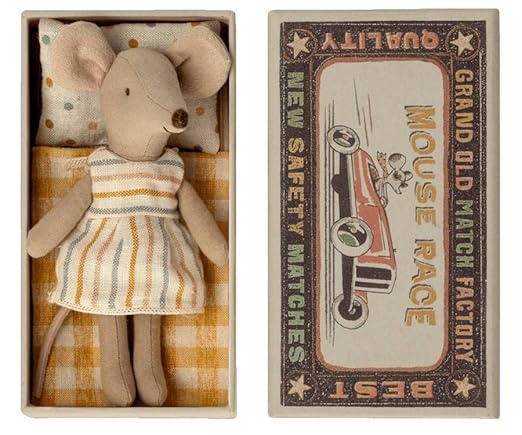 Amazon.com: Big Sister Mouse in Matchbox by MAILEG NORTH AMERICA ...