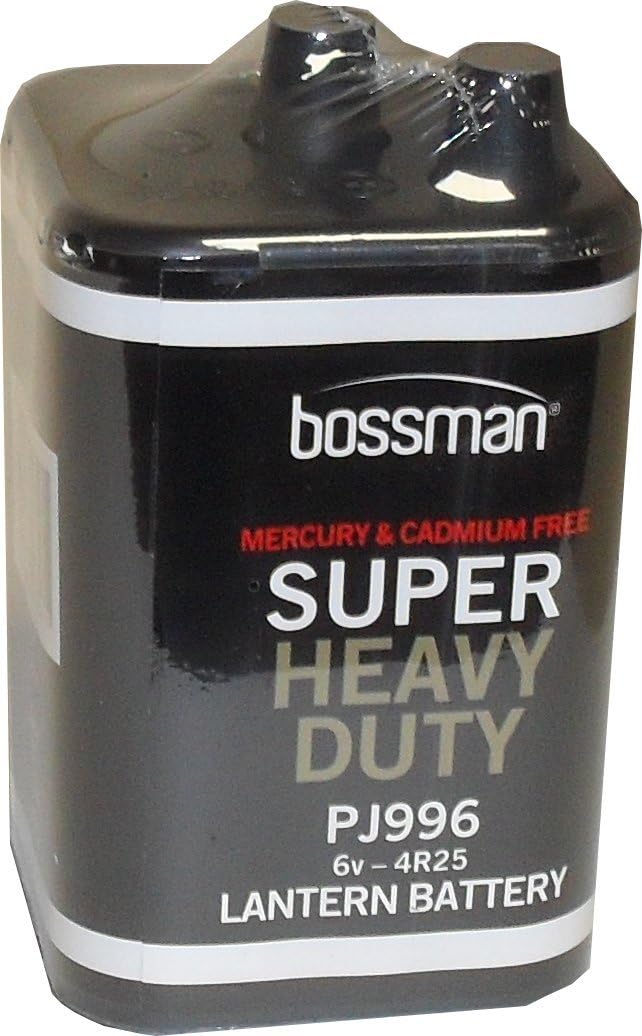 Bossman Super Heavy Duty 6V/PJ996/4R25 Lantern Battery (H): Amazon.co ...