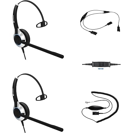Amazon.com: Project Telecom | USB | 2 Users | Binaural Noise Cancelling ...