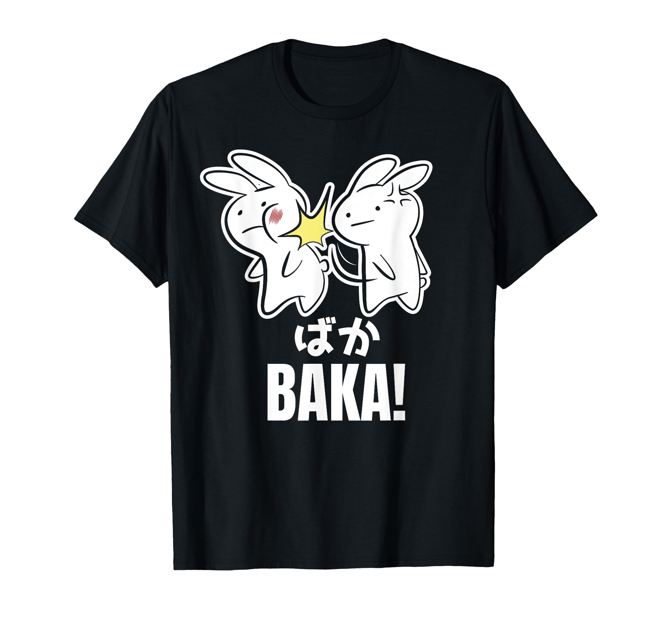 Amazon.com: Funny Cute Anime Baka Rabbit Bunny Slap - Baka Japanese T ...