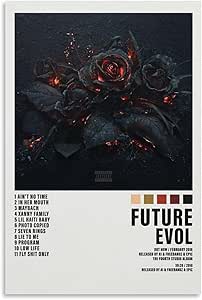 Amazon.com: XINYIN Future Poster Evol Album Cover Poster Decorative ...