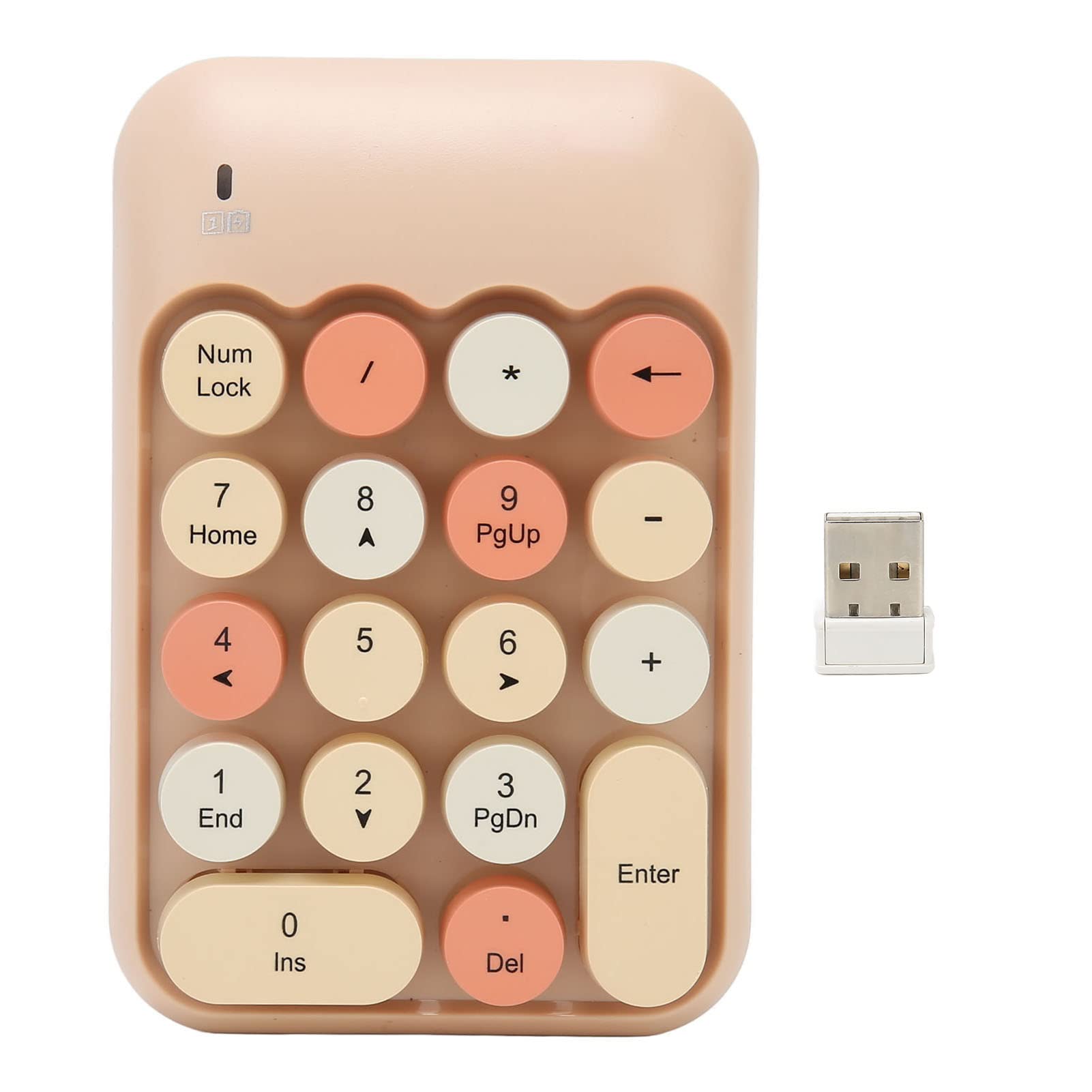 Amazon.com: 2.4Ghz Numeric Keypad, 18 Keys Mini Numeric Keypad, Vintage ...