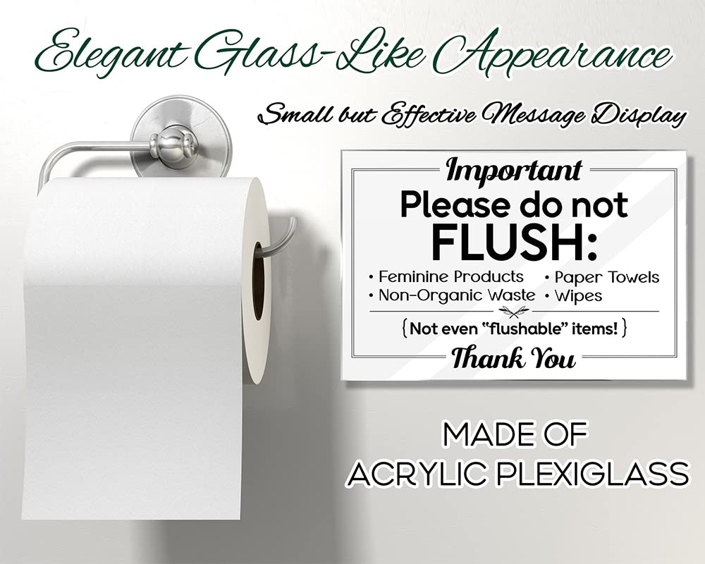 Snapklik.com : Essentials For Hosts - Important Do Not Flush - Flush ...