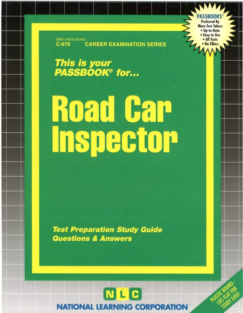 Road Car Inspector: National Learning Corporation: 9780837306766 ...