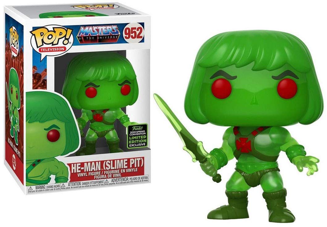 Funko Pop! Masters of The Universe He Man Slime Pit Shared Sticker 2020 ...