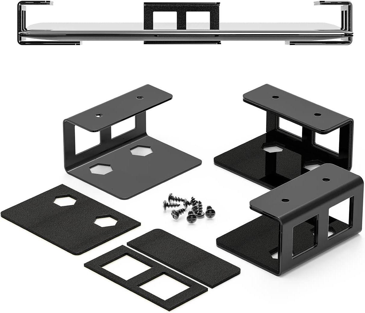 Amazon.com: Under Desk Laptop Mount, Upgraded Holder 2023 EVA Sponge ...