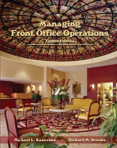 Managing Front Office Operations with Answer Sheet (EI) (8th Edition ...