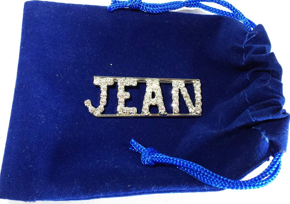 Amazon.com: Personalized JEAN Rhinestone Name Pin : Handmade Products