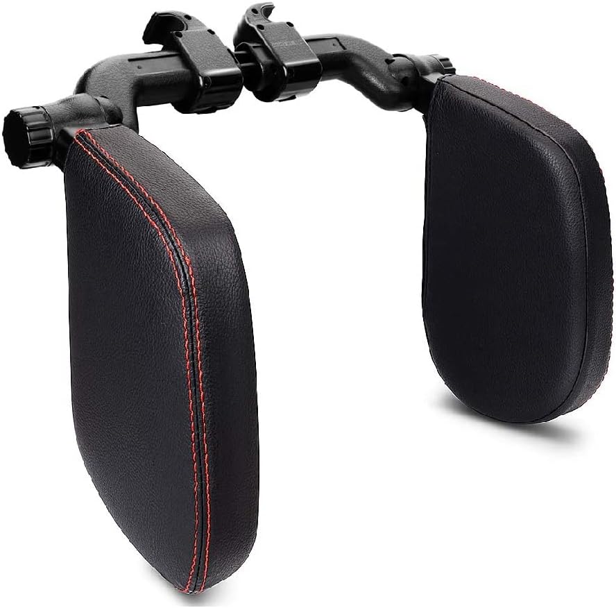 HommyFine Reposacabezas Coche con Barra Deslizante Ajustable, Cuello ...