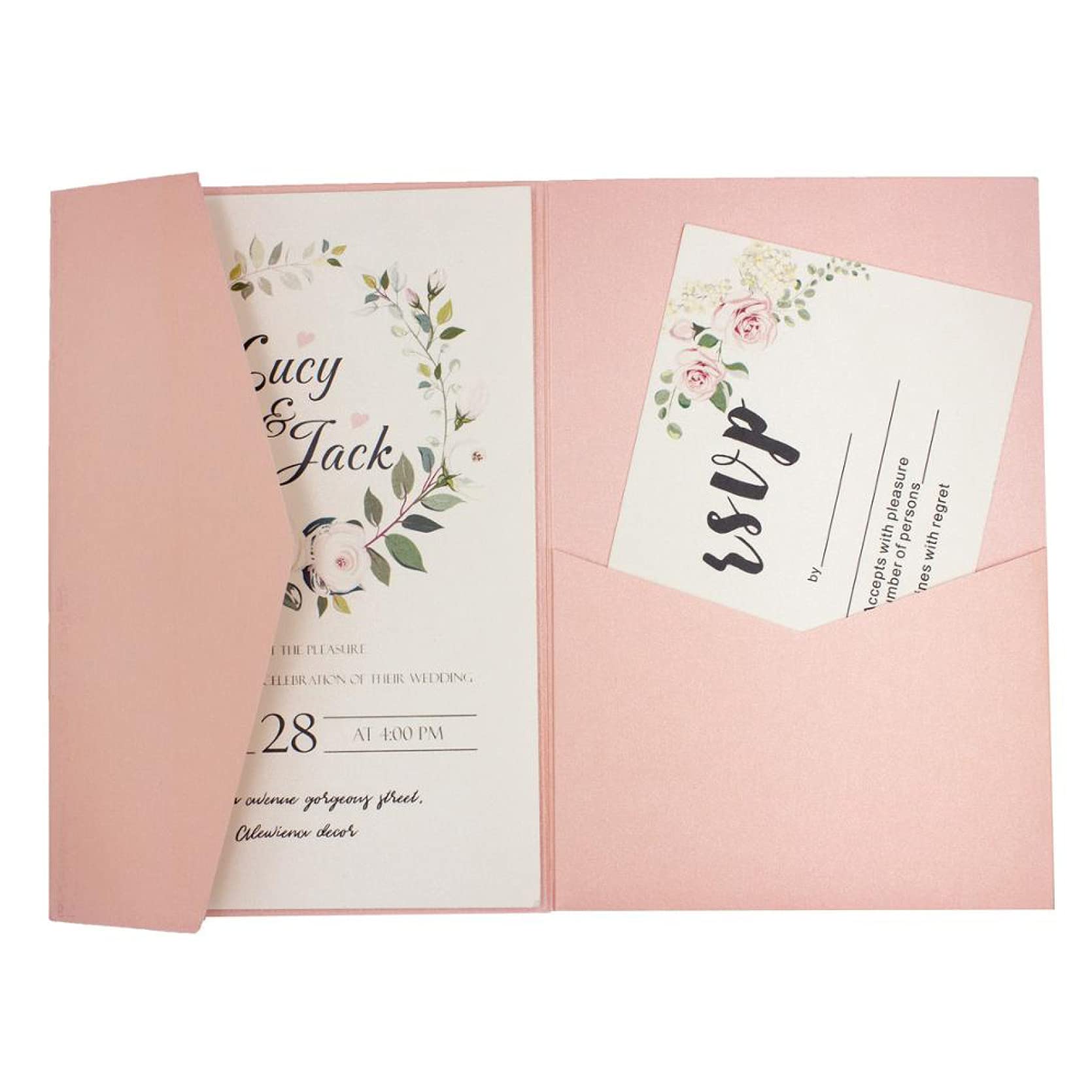 Tri Fold Invitations Holiday