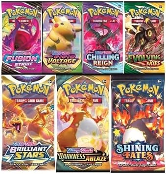 Amazon.com: Pokemon TCG: Authentic Factory Sealed Booster Pack ...