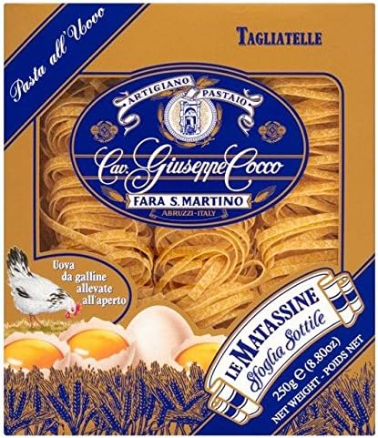 Giuseppe Artigiano Egg Pasta Tagliatelle 250g : Amazon.co.uk: Grocery