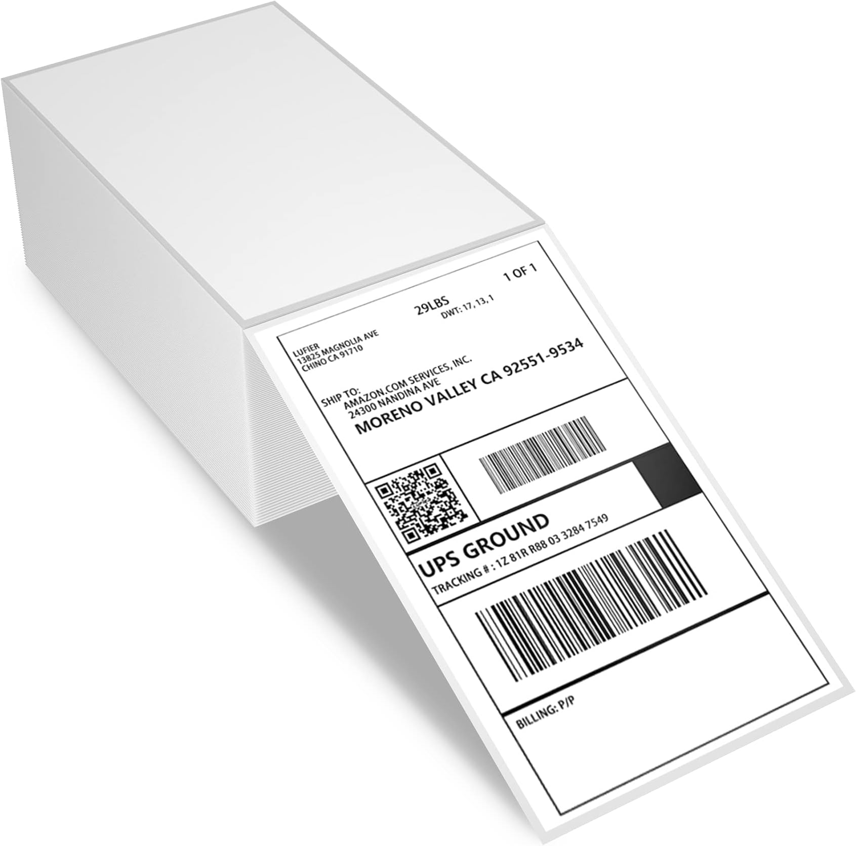 Amazon.com : LabelRange 4''X6'' Direct Thermal Shipping Labels (1000 ...
