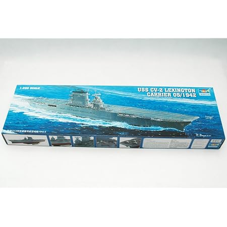 Amazon.com: Trumpeter 1/700 USS Ticonderoga CV14 Aircraft Carrier Model ...
