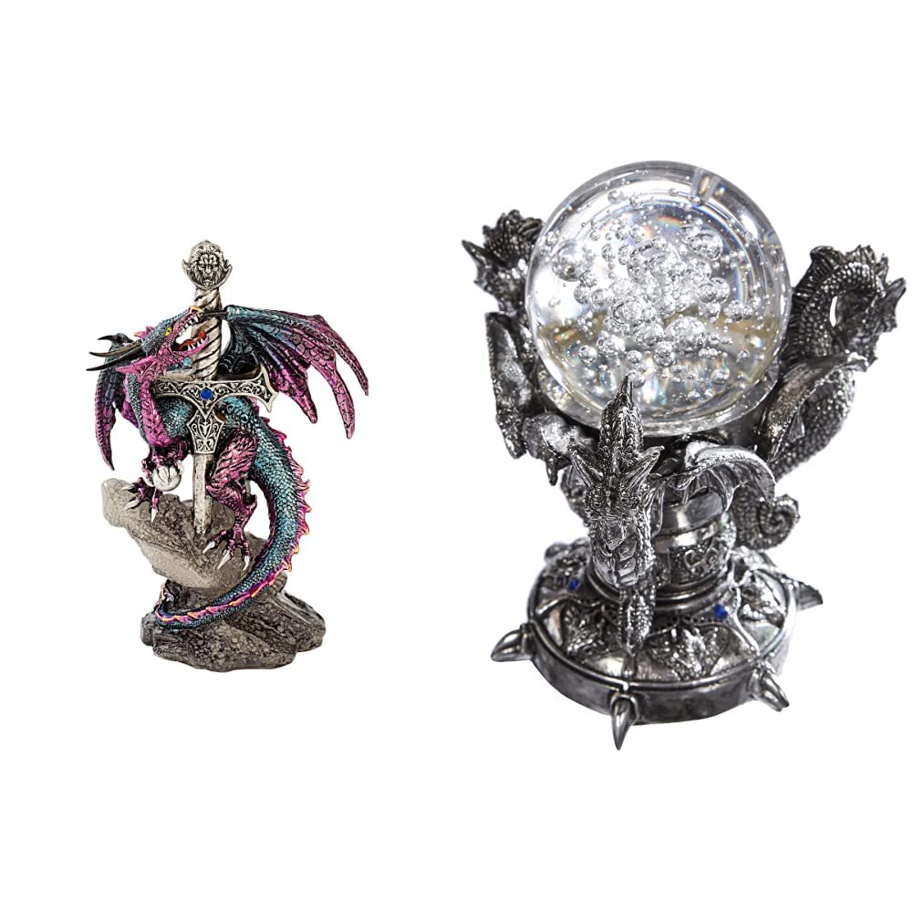 Design Toscano Dragon Blade Gothic Statue, 20.5 cm, Polyresin, Full ...