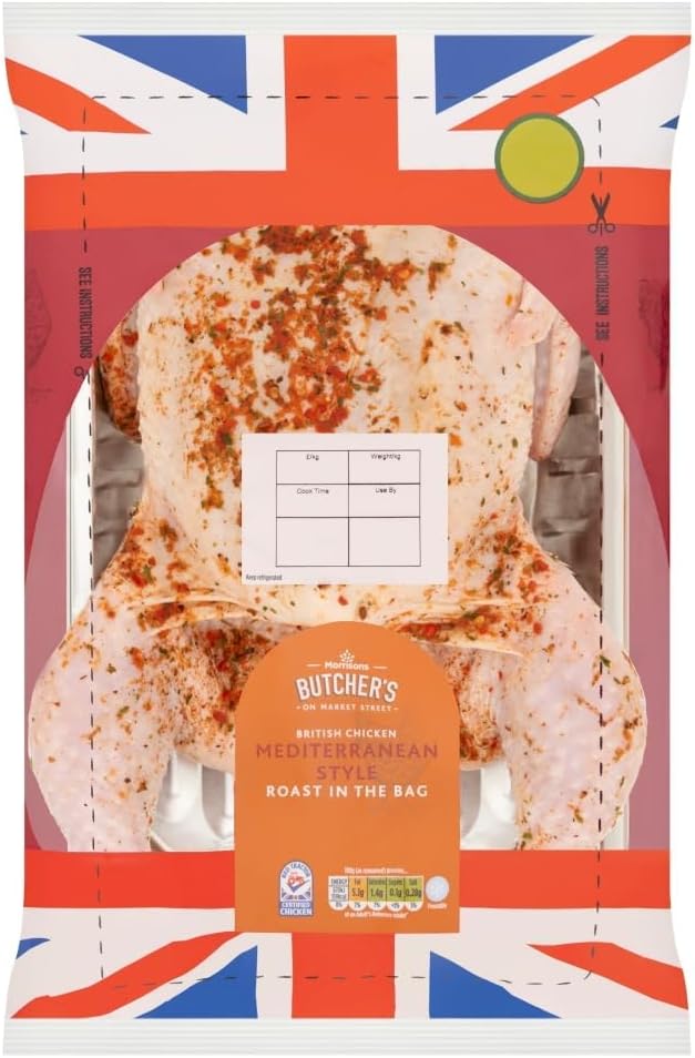 Morrisons Roast in The Bag Mediterranean Whole Chicken, 1.6kg : Amazon ...