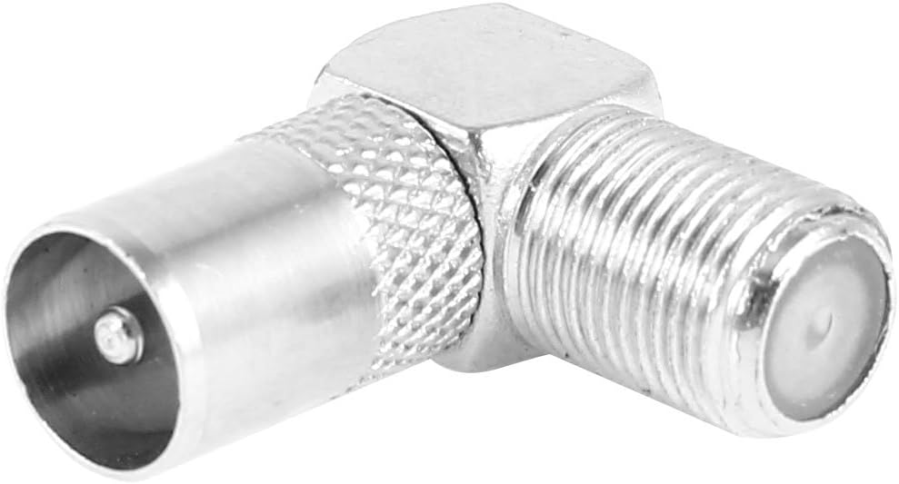 5 Pcs 90 Deg Right Angle Plug TV Coax F-Type Connector RF Coaxial ...