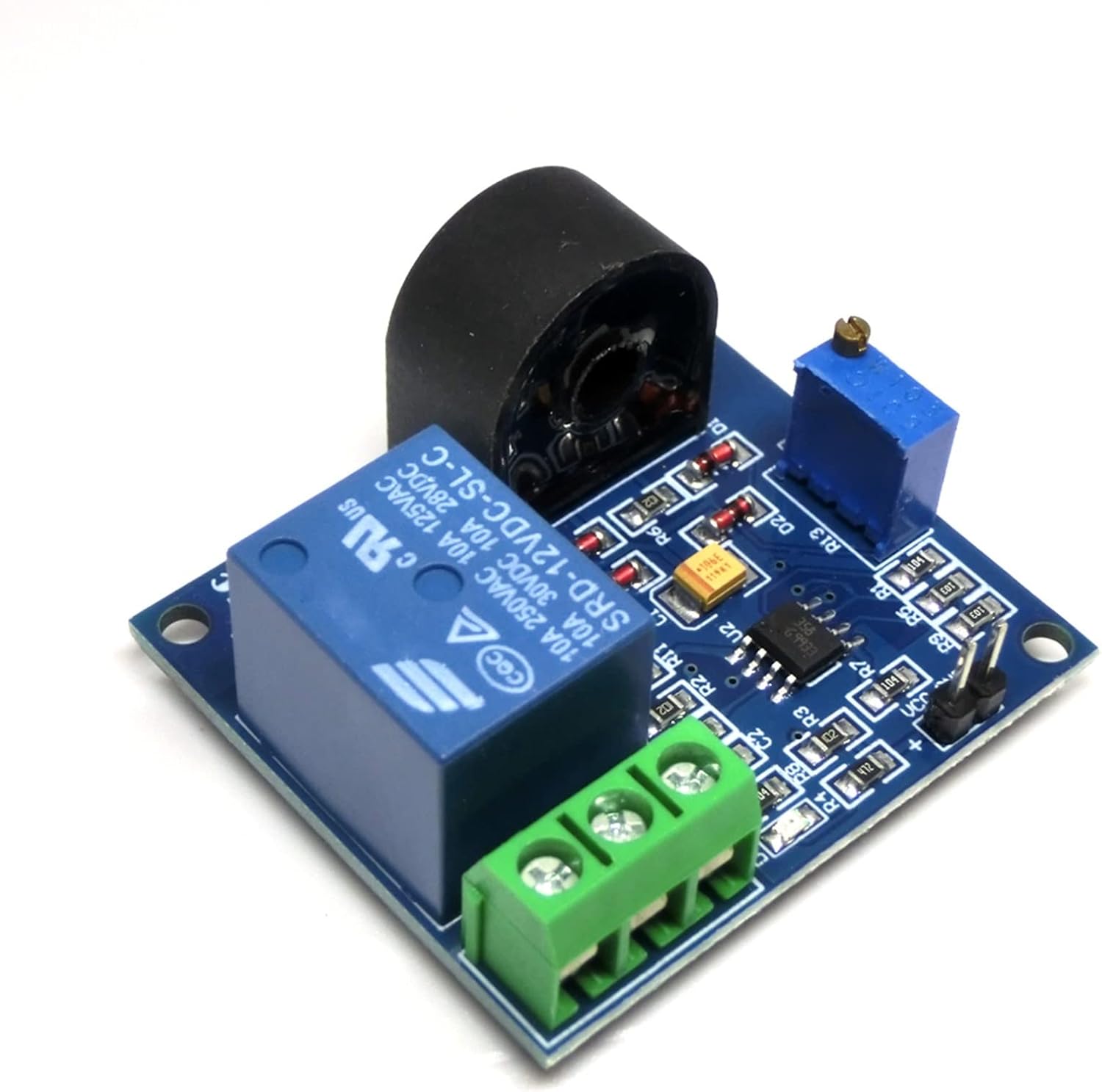 Amazon.com: HASERY 5A Overcurrent Protection Relay Module AC Current ...