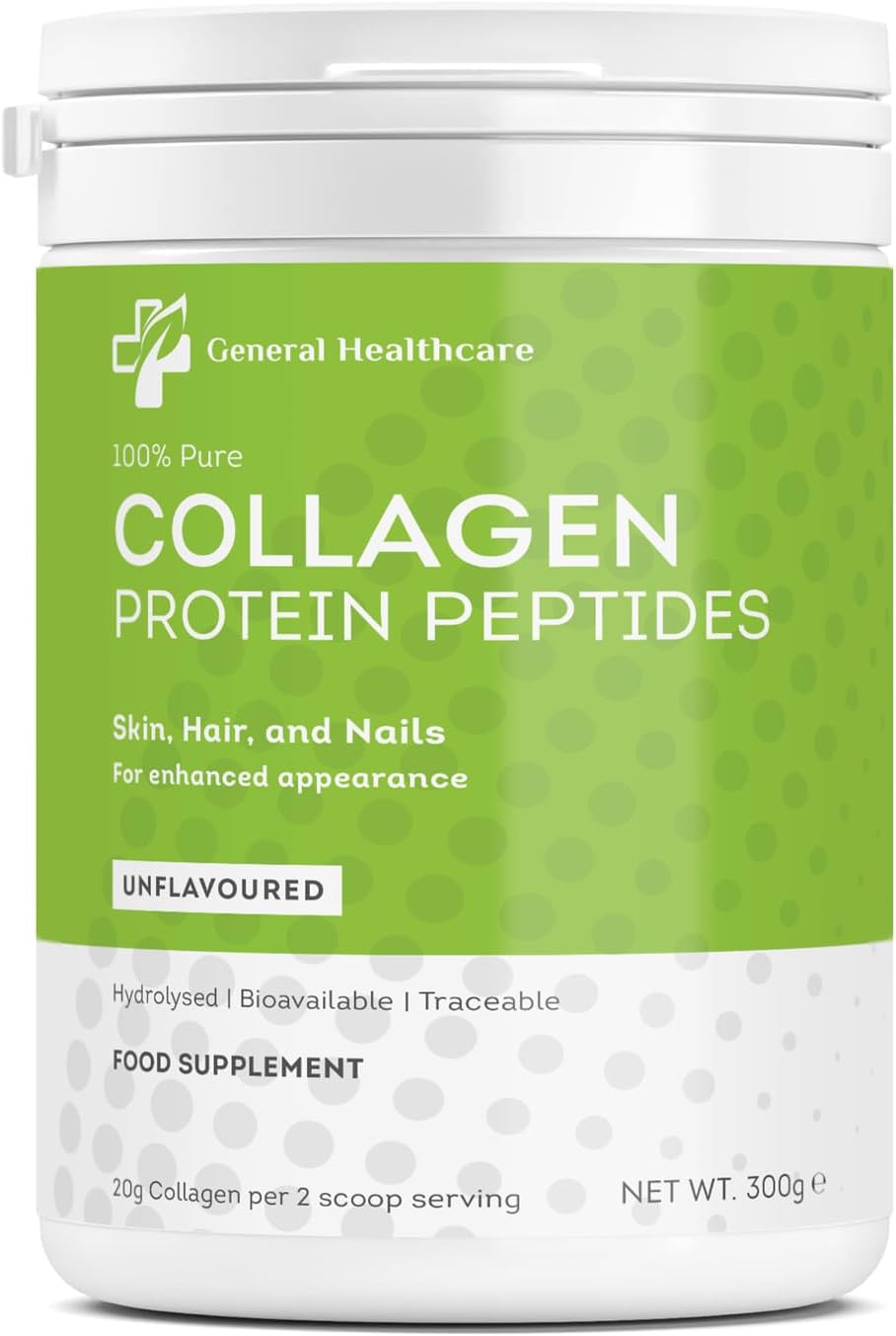 100% Pure Collagen Powder Protein Peptides 300g - General Healthcare ...