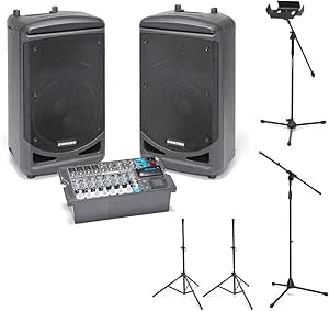 Amazon.com: Samson XP1000 Portable PA Bundle : Musical Instruments