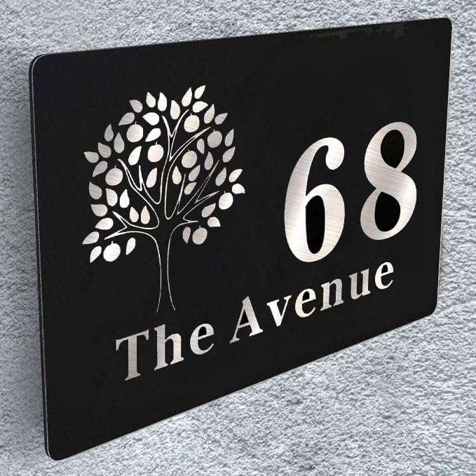 House Numbers Plaques, Door Number Plaques for Wall, House Signs for ...