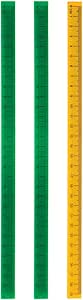 Amazon.com : HARFINGTON 3pcs Whiteboard Magnetic Ruler 29cm Metric ...