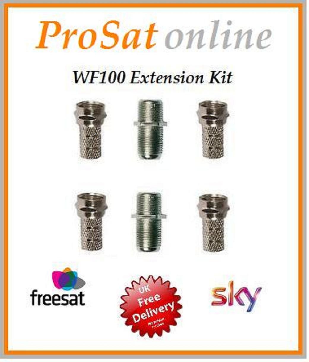Sky Plus HD F Connector/Joiner Repair Kit for Twin Satellite Cable ...