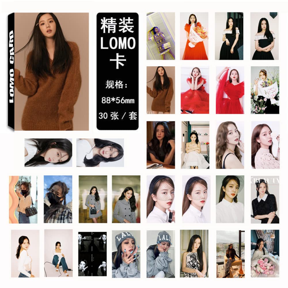 Goodern 30pcs Blackpink Lomo Card Blackpink Jisoo Lomo Cards Jisoo ...